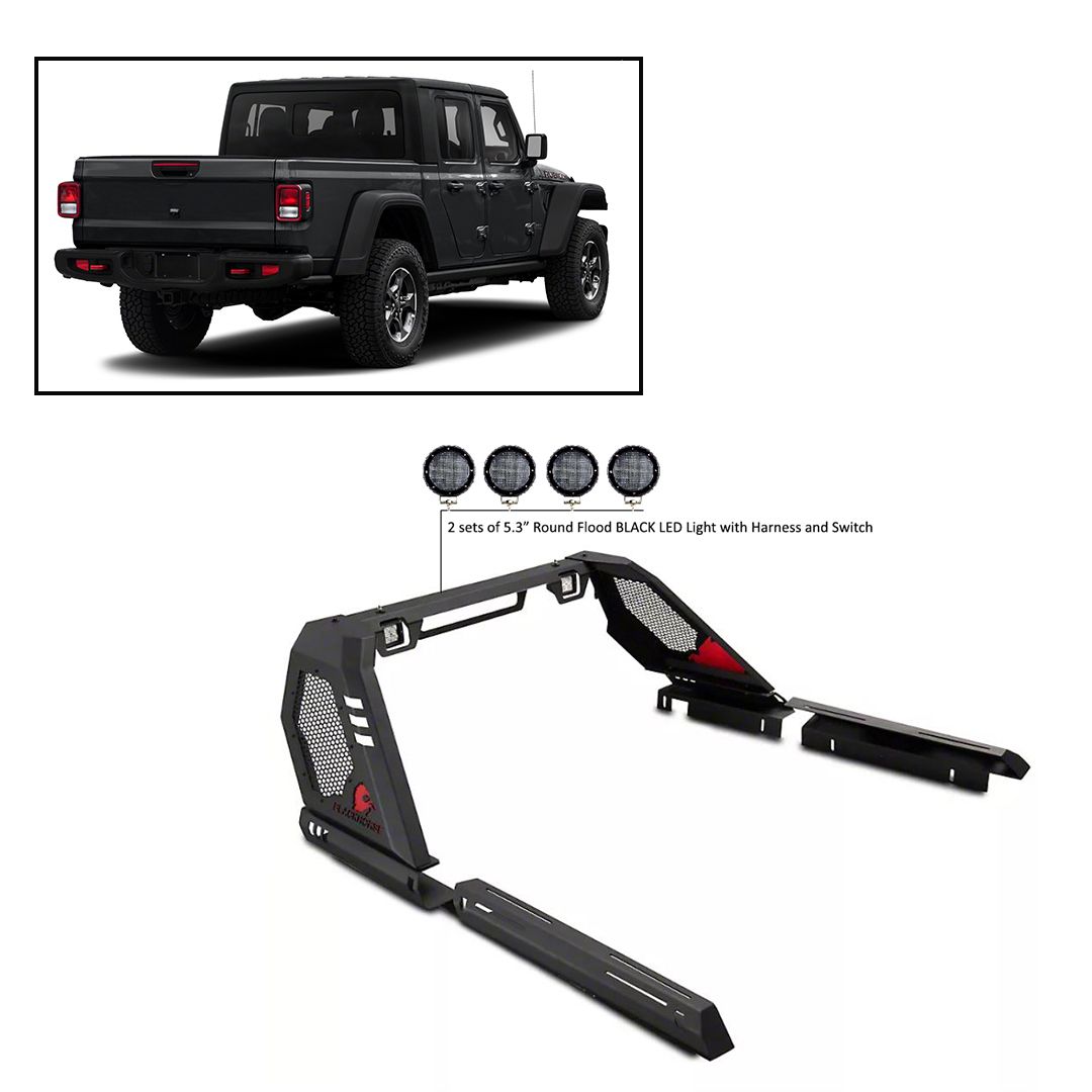 Roll Bar - Black Horse Off Road VIRB09B-PLFB