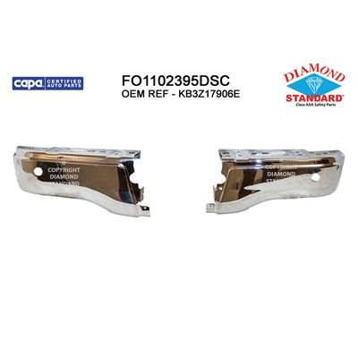2022 Ford Ranger Step Bumper Face Bar - Replacement - Right, Left, Rear ...